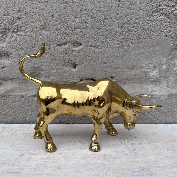 Brass Spanish Bull - Exotiq Homewares